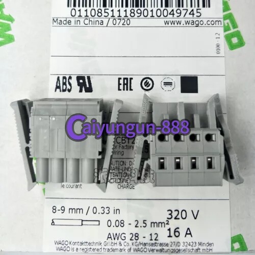 10-pack 231-104/037-000-hole plug 4-position connector | eBay
