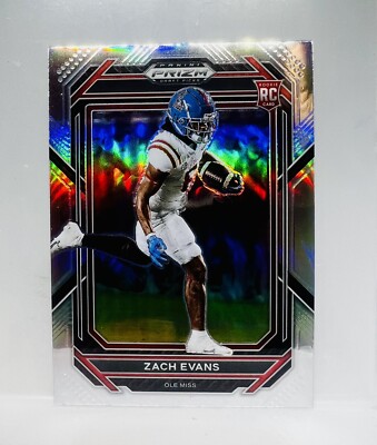 2023 Zach Evans Panini Draft Picks Silver Prizim Rookie Card 125 | eBay