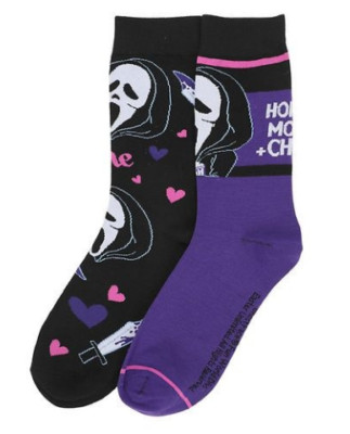 Ghost Face Scream 2 Pair Crew Socks | eBay