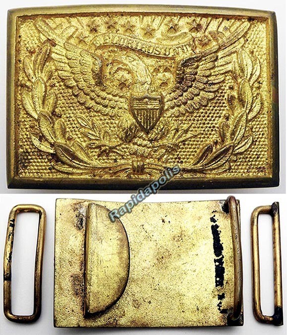 Genuine US Army Ceremonial Officers Dress Uniform Buckle ~ solid brass ...