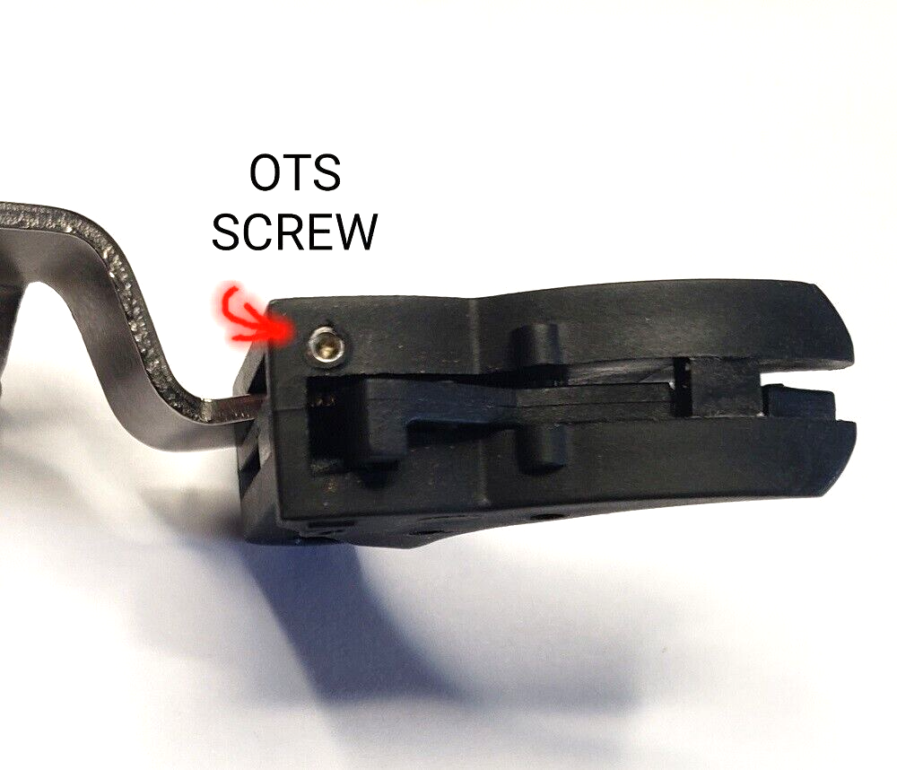 FLAT FACE TRIGGER W OVERTRAVEL STOP & POLISHED OEM BAR, GLOCK MODS 43 ...