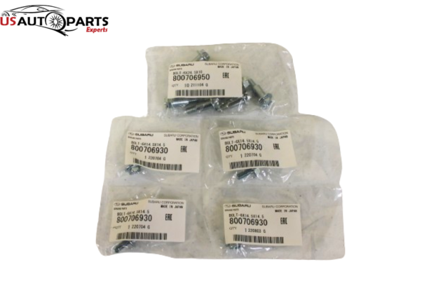 SUBARU GENUINE TIMING BELT COVER BOLTS KIT FOR FORESTER IMPREZA OUTBACK ...