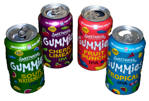 FOUR Sweetwater LIMITED Gummies IPA Ale Collectible BEER Cans | eBay