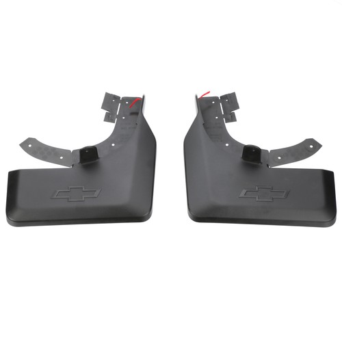OEM NEW 19-24 Silverado 1500 Rear Flat Splash Guards Mud Flaps Black ...