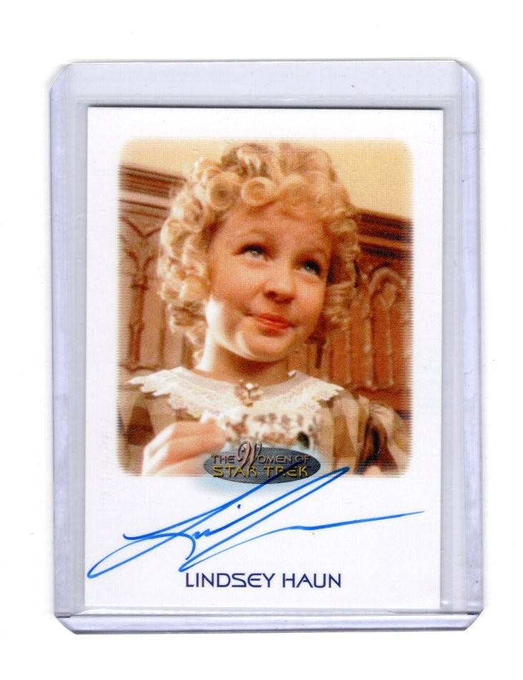 WOMEN OF STAR TREK ARTS & IMAGES LINDSEY HAUN AUTOGRAPH 2021 BEATRICE ...