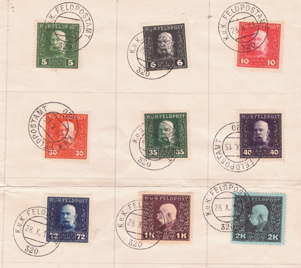 Austria Scott# M1-M48 Military Stamps used | eBay