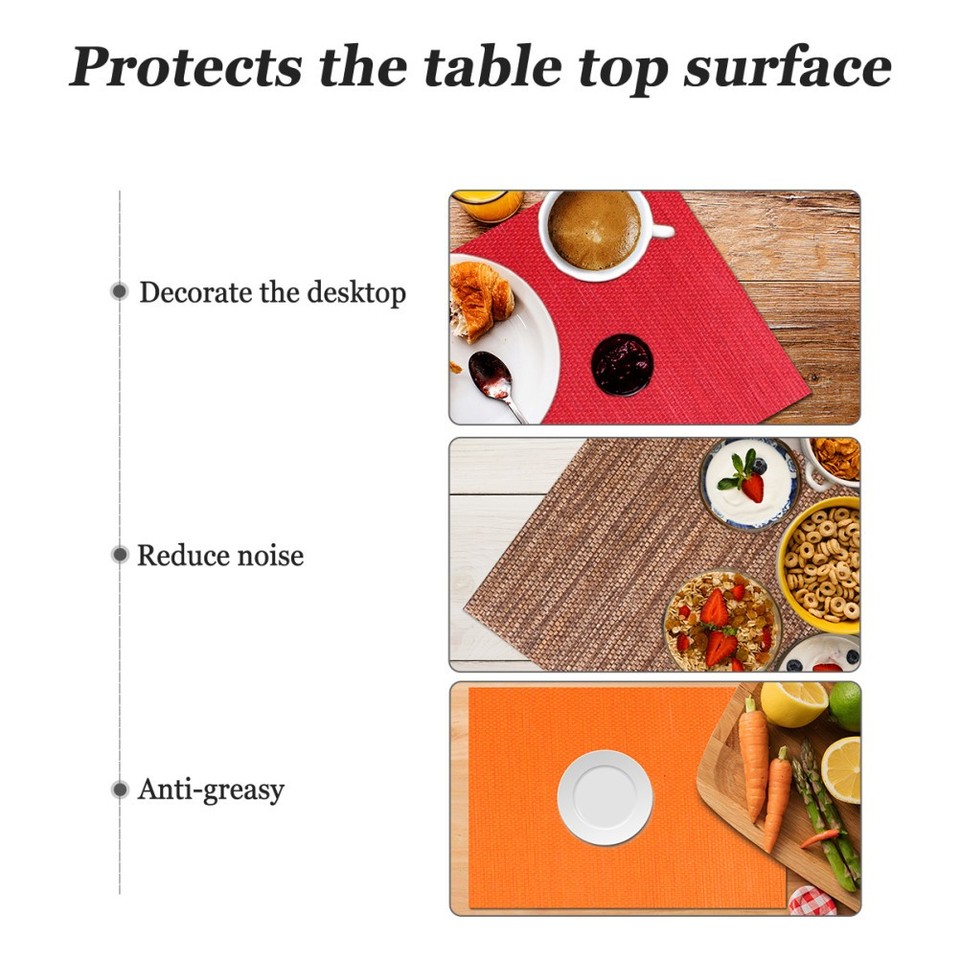 4 Pcs Table Flag Dining Table Restaurant Decor Placemat Placemats | eBay UK