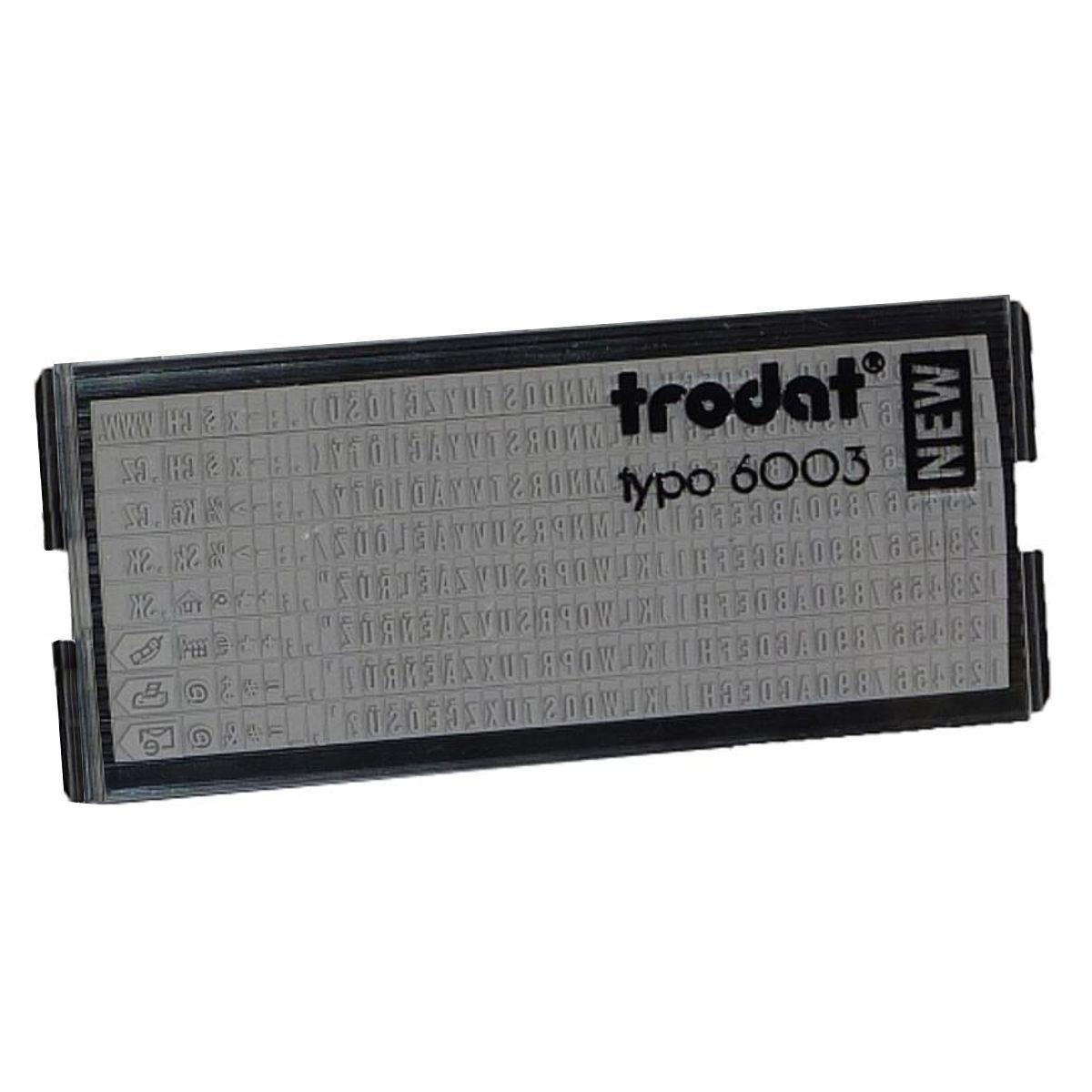 Letter Set 6003 for Trodat Do-It-Yourself Typo Printing Kit, 3mm ...