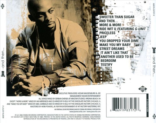 And Then... by Joe (CD, Dec-2003, Sony Music) for sale online | eBay