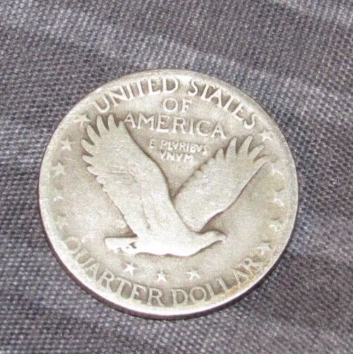 Fine Silver SLQ 1929 s San Francisco Mint Standing Liberty Quarter S ...