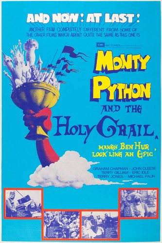 MONTY PYTHON & THE HOLY GRAIL Movie POSTER Rare | eBay