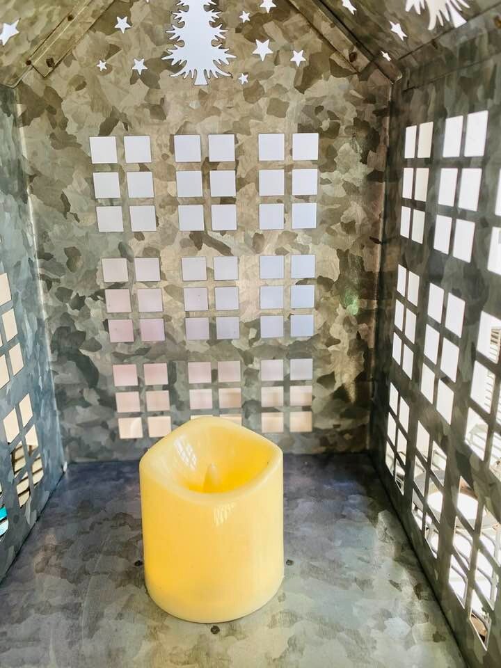 NEW 16 1/2" Martha Stewart Lighted House Candle Luminary CHRISTMAS ...