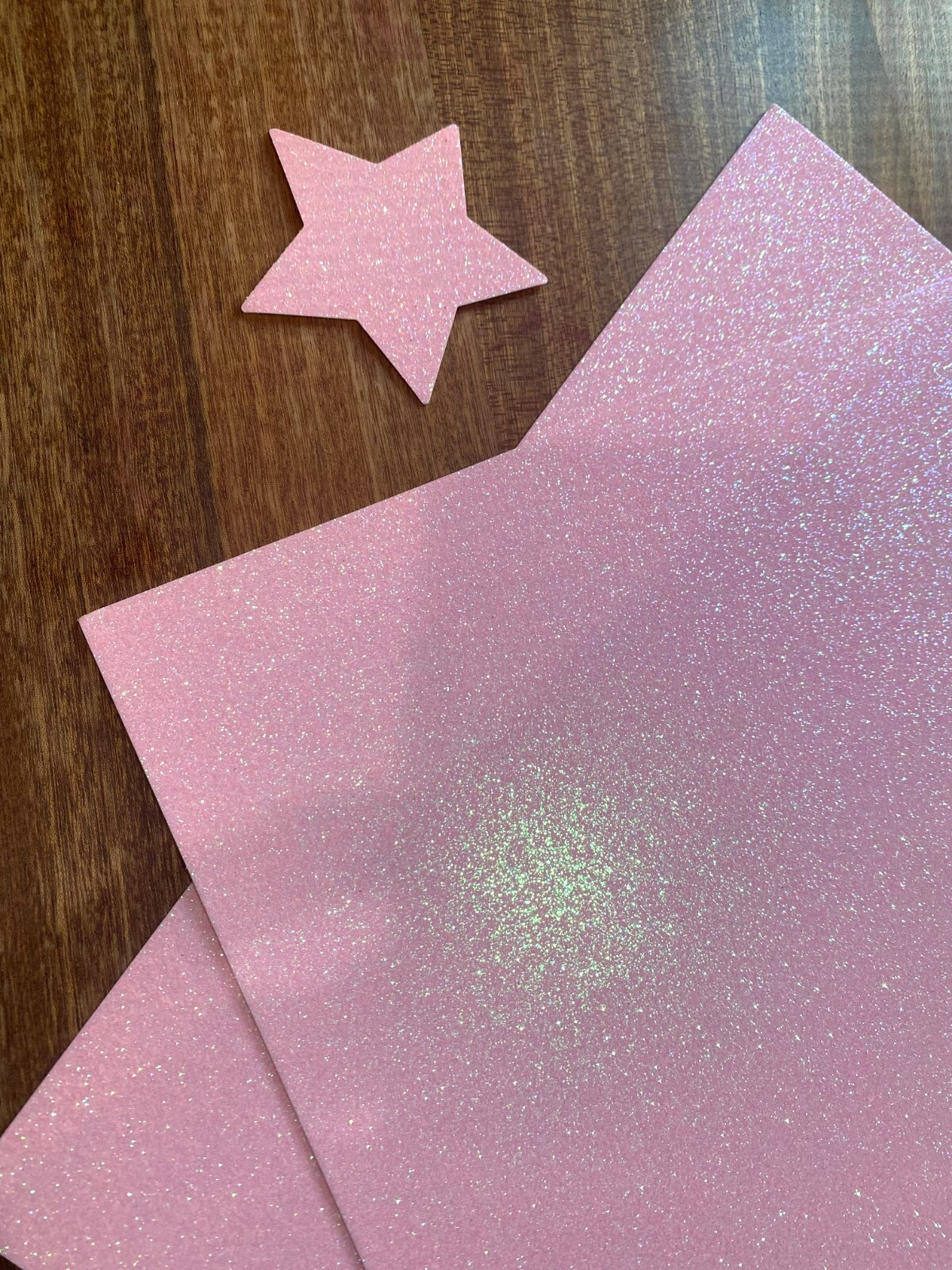 Light Pink Glitter Cardstock Paper 12 x 12, 300 GSM, INDIVIDUALLY SOLD ...