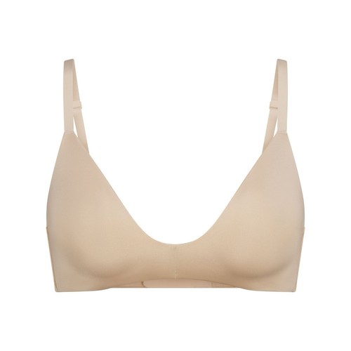 SKIMS wireless lightly lined bra color sand 32D | eBay