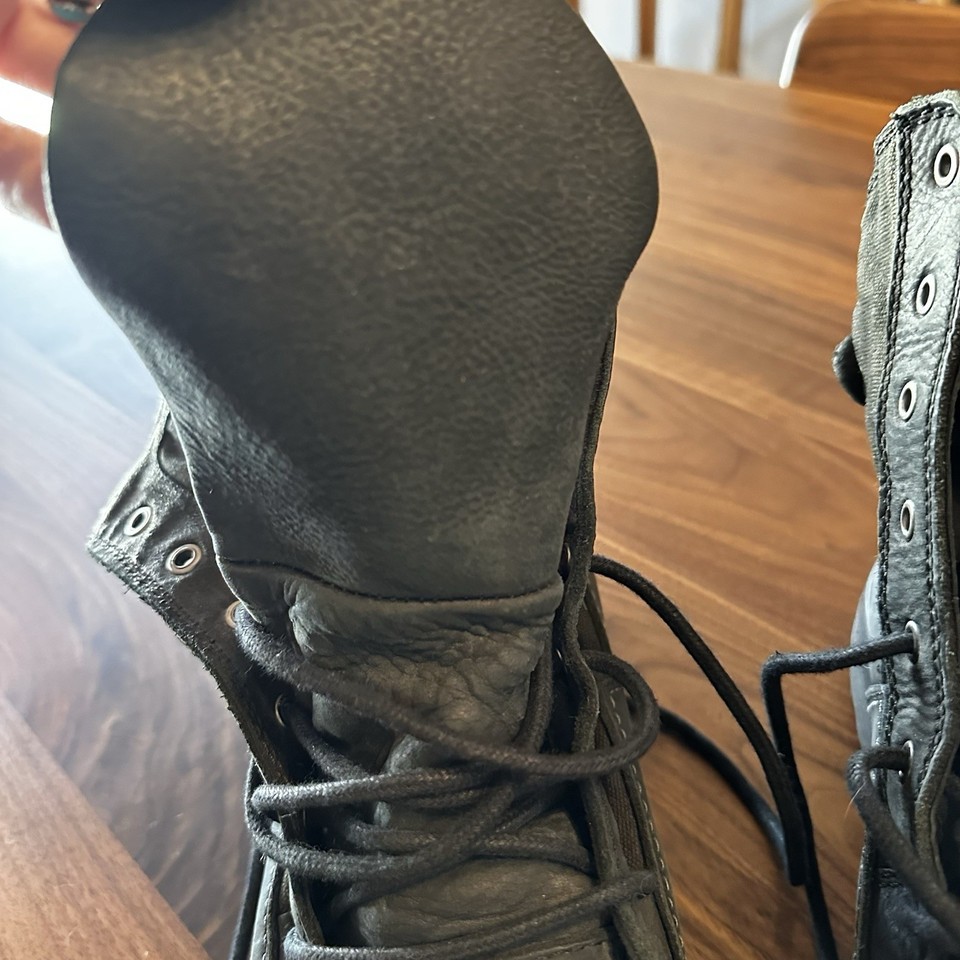 Men’s Affliction Boots Black Distressed Size Unknown Measures 13” | eBay