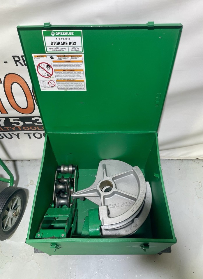 Greenlee 555 Conduit Pipe Bender 1/2”-2” Rigid & 1-1/2”-2" IMC EMT ...