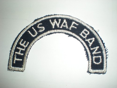RARE USAF WAF WOMEN'S AIR FORCE BAND TAB PATCH | eBay