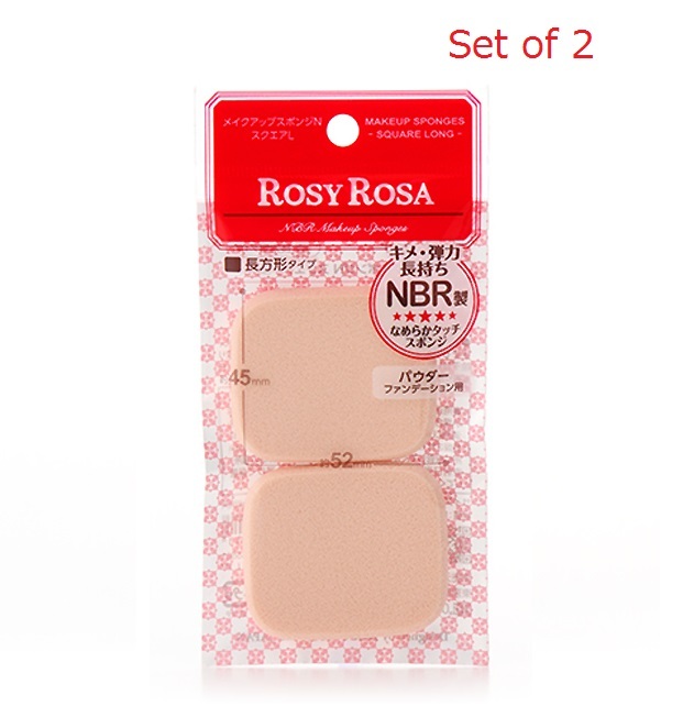 Made in China Rosy Rosa About 52mm x 45mm Makeup Sponge N Square L 2 P ...