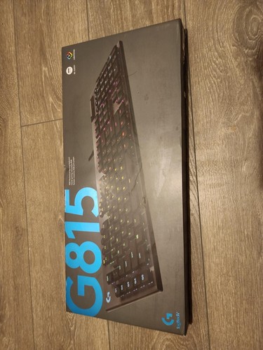 Logitech G815 LIGHTSYNC RGB Mechanical Gaming Keyboard - GL Clicky ...