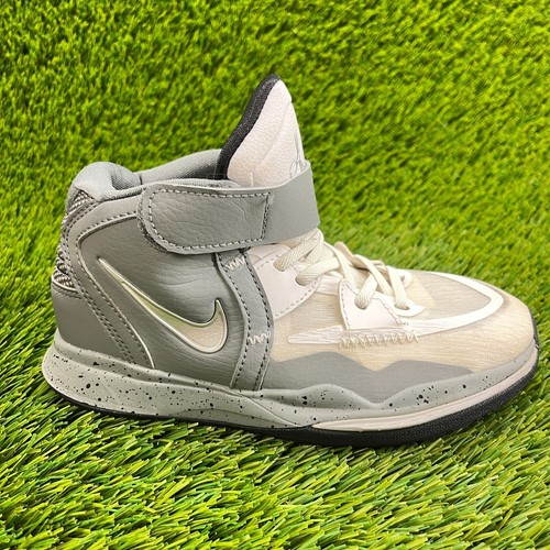 Nike Kyrie Infinity Boys Size 13C White Gray Athletic Basketball Shoes ...