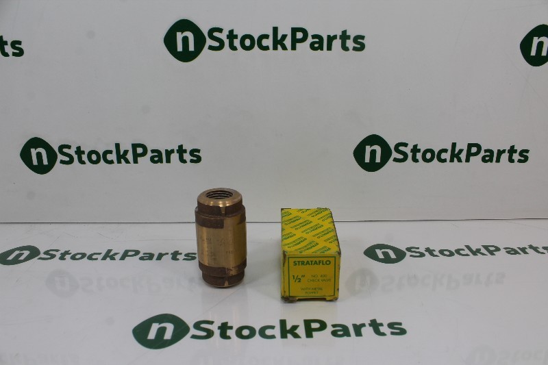 STRATAFLO 400 CHECK VALVE 1/2" WITH METAL POPPET NSFB | eBay