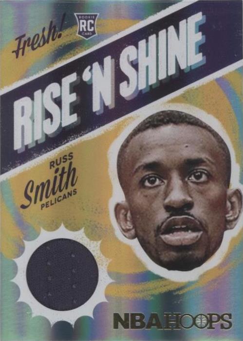 2014-15 NBA Hoops - Rise 'n Shine Memorabilia Russ Smith #22 (MEM, RC ...