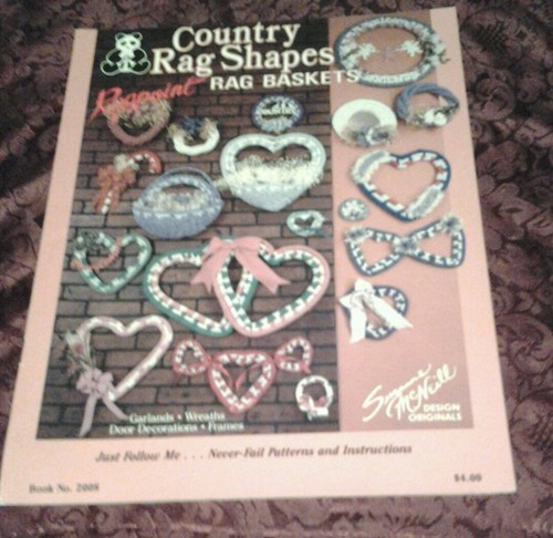 Country Rag Shapes Rag Baskets Garlands , Wreaths , Frames | eBay