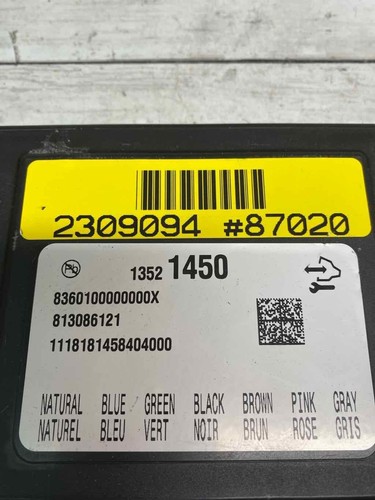 Chevrolet Silverado body control module 2018 BCM unit assy OEM 13521450 ...