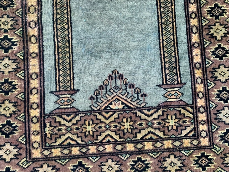 Vintage Afghan Handmade Traditional Prayer Rug Beautiful Décor Rug ...