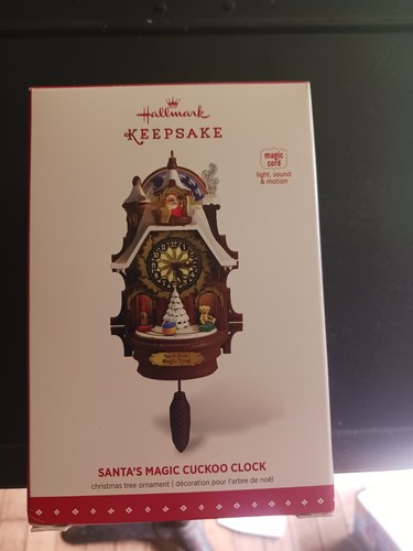 Hallmark Keepsake Santa's Magic Cuckoo Clock Ornament 2015 | eBay