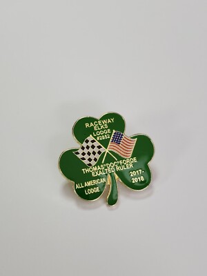 BPOE Elks #2852 Raceway Pin Arizona Thomas "Doc" Forde Exalted Ruler ...