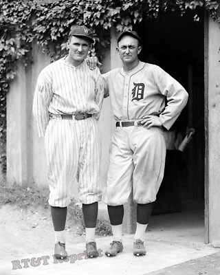 Detroit Baseball Player TY Cobb & Washington Player Johnson Photo 1925 ...