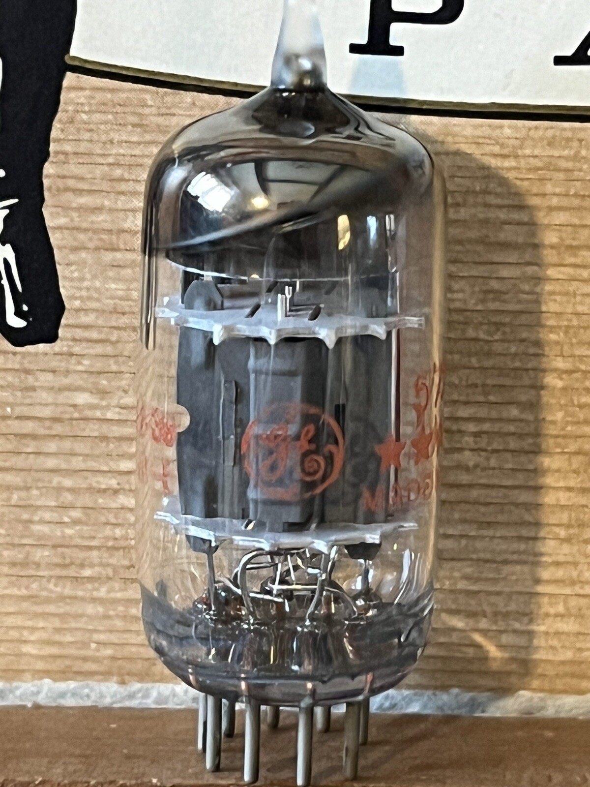 GE 1962 5751 / 12AX7 Type Tube, 3 Thick Mica, LG Halo Getter, 5 Star ...