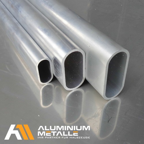 Aluminium Oval Tube 45x15x2mm Almgsi 0,5 Length Selectable Aluminium ...