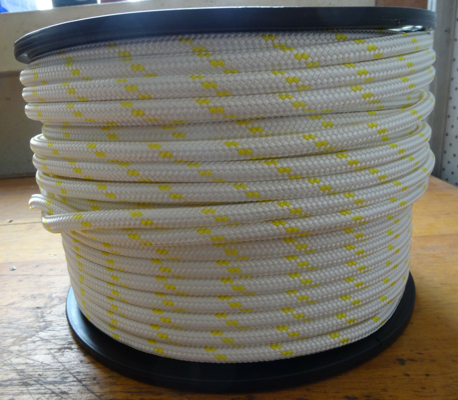 10MM X 100Mtr DOUBLE BRAID POLYESTER YACHT ROPE - Yelow Fleck | eBay ...