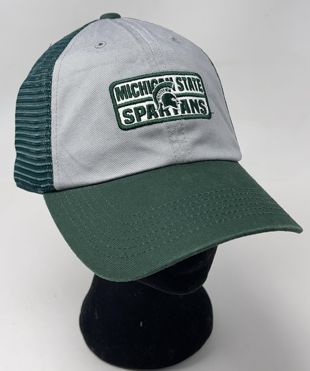 MICHIGAN STATE SPARTANS MSU Top Of The World Snapback MESH Trucker Hat ...