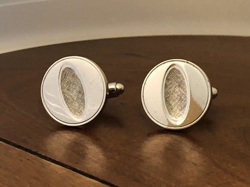 VINTAGE SHIELDS CUFFLINKS SILVER TONE | eBay