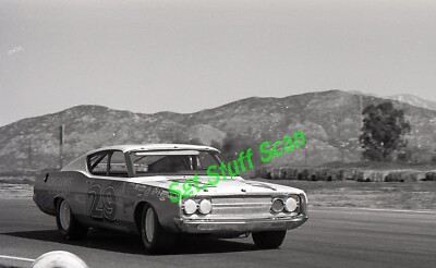 1968 NASCAR racing photo negative Bobby Allison Ford at Riverside | eBay
