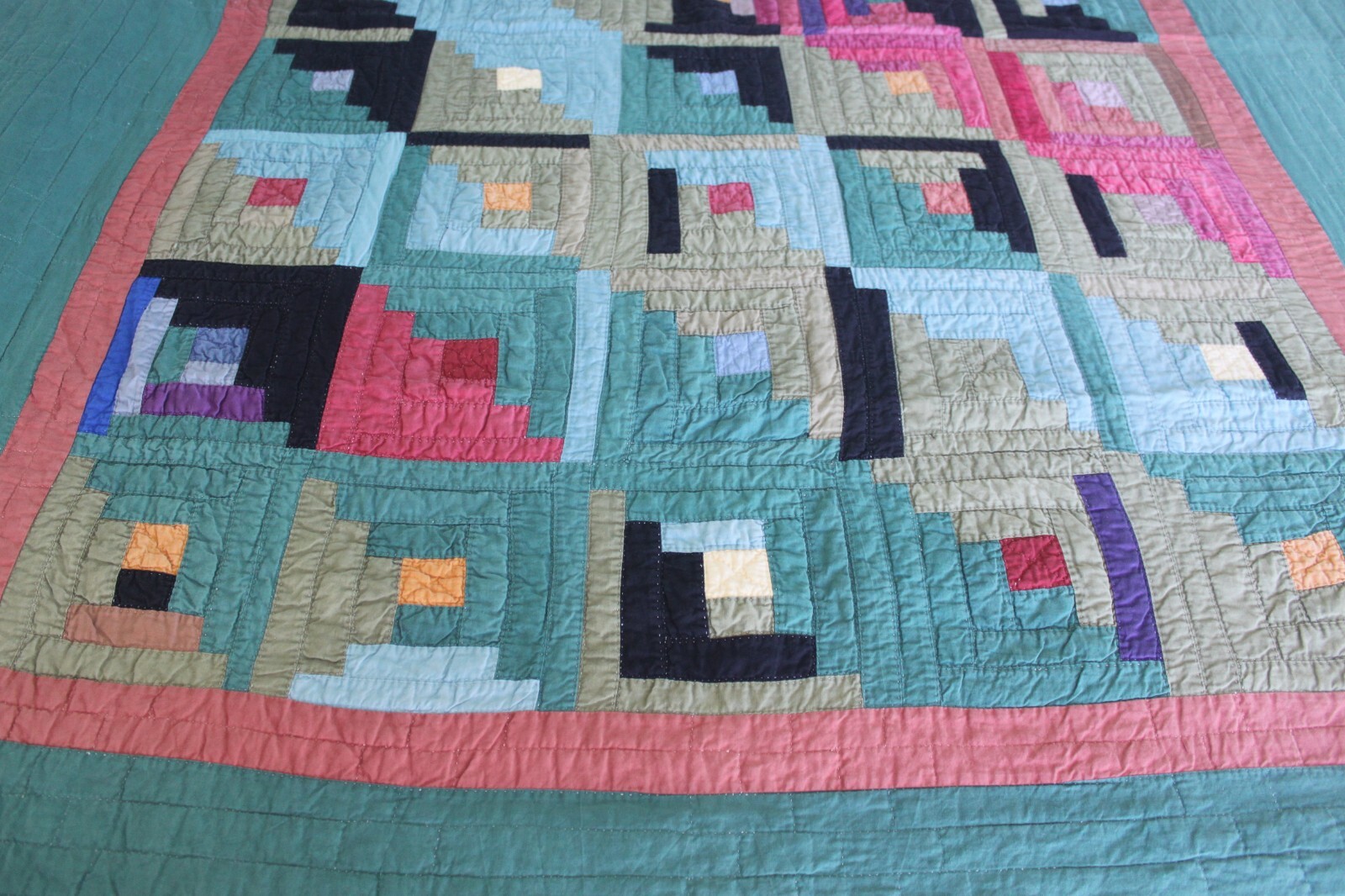 Vintage 1991 Judi Boisson Multicolor American Country Quilt | eBay