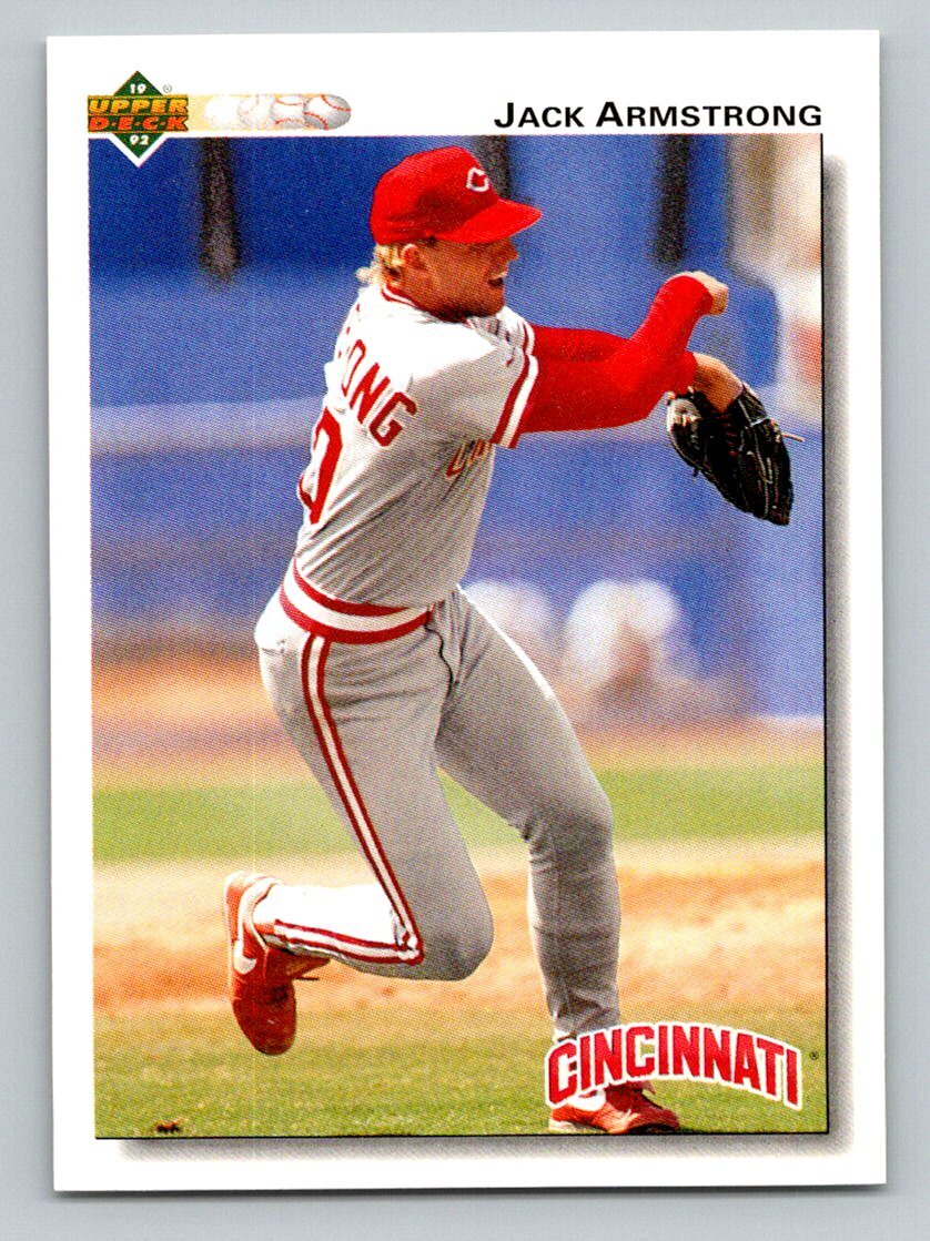 1992 Upper Deck Gold Hologram #296 Jack Armstrong Cincinnati Reds | eBay