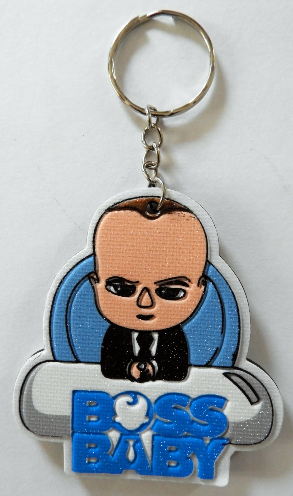 BOSS BABY KEYRING/BAG CHARM PARTY LOOT LOLLY BAG FILLERS GAME PRIZES ...