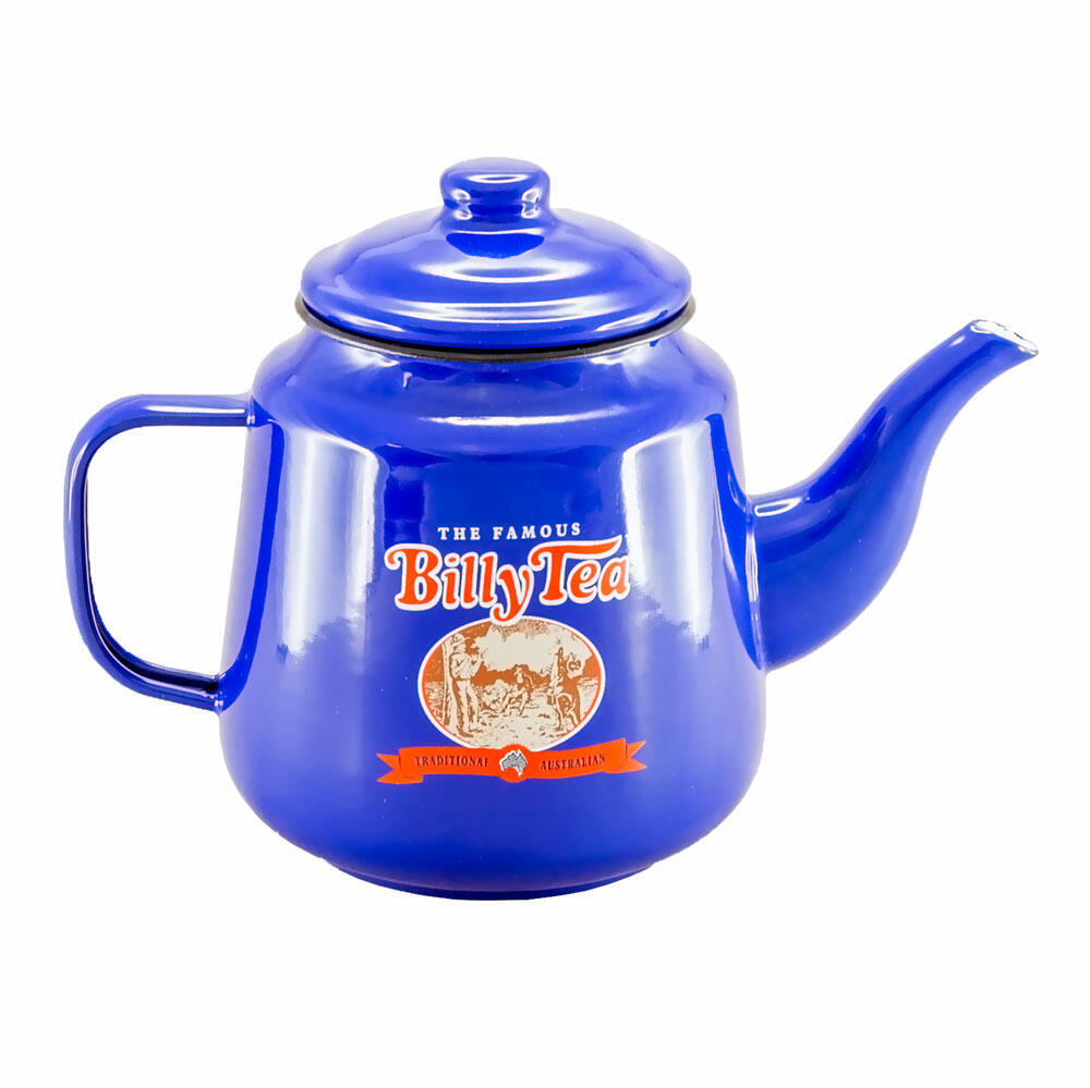 Country Vintage Style Enamel Blue Tilly Tea Teapot 1.4 Liter | eBay