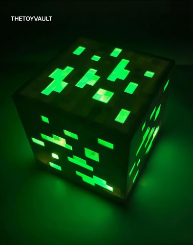 🔥 Minecraft Emerald Ore Block Night Light – Interactive LED Lamp for ...