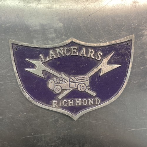 Vintage Original Lancears Richmond Ca Car Club Plaque SF Bay Area | eBay