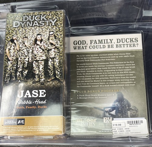 DUCK DYNASTY "jase" WACKY WOBBLER Bobble-Head Figure Gift Set + DUCKMAN ...