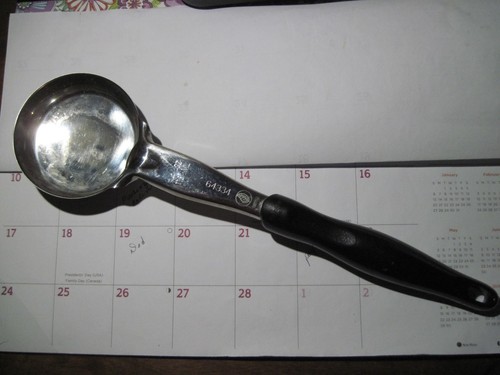 Vollrath 64334 Black 4 Ounce Round Solid Spoodle | eBay