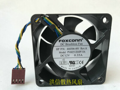 Foxconn Foxconn PV602512ESPF OA DC12V 0.35A 6CM PWM temperature control ...