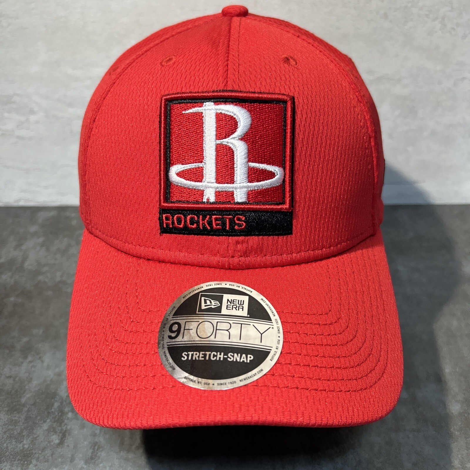 Houston Rockets Hat New Era 9Forty Stretch Snap 2021 Alt Logo Graphic ...