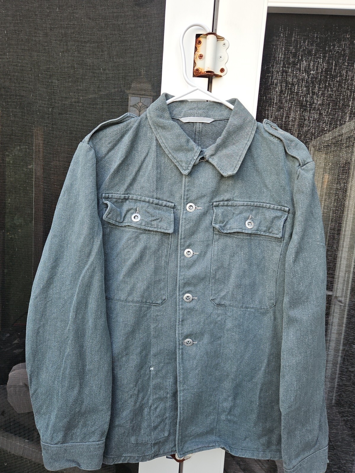 True Vintage 50s 60s Military Prison Denim Uniform Ja… - Gem