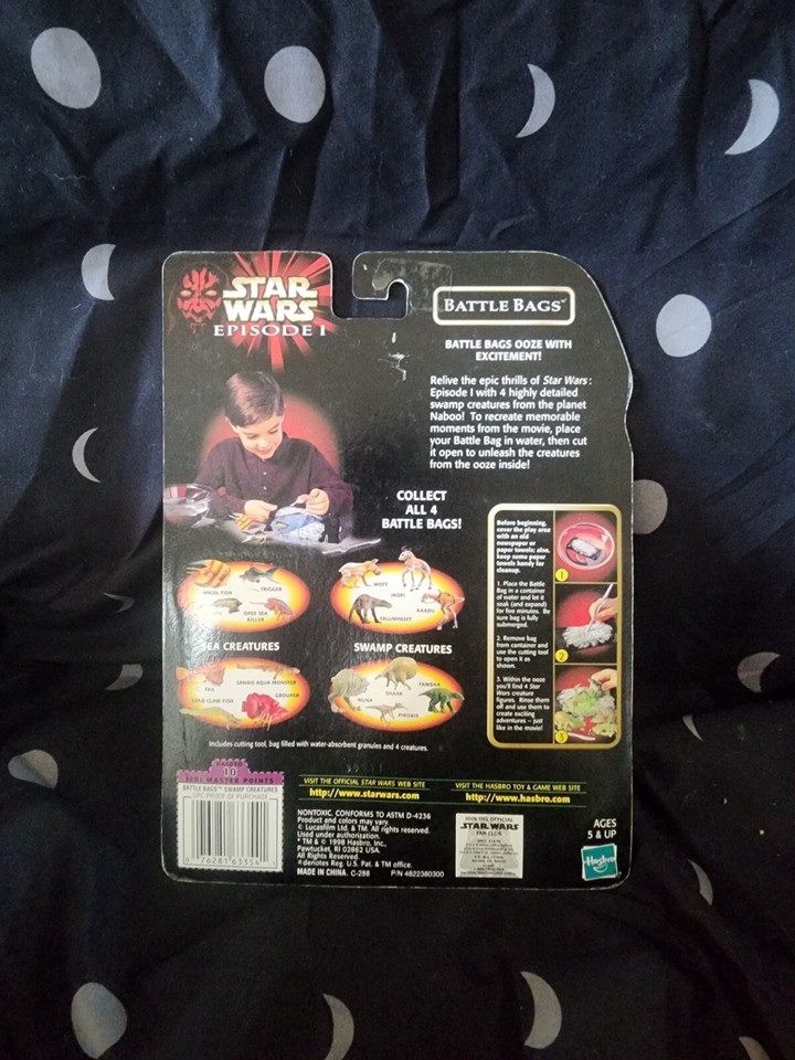 Hasbro Star Wars Action Figure Episode 1 Battle Bags Swamp Creatures | eBay